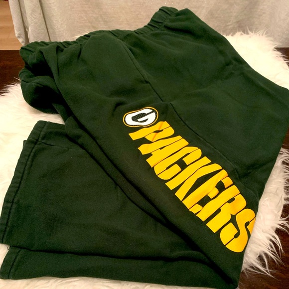 Majestic | Pants | Go Pack Go Thick Soft Fleece Green And Gold Packers ...
